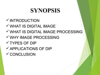 Digital Image Processing (DIP) | PPT