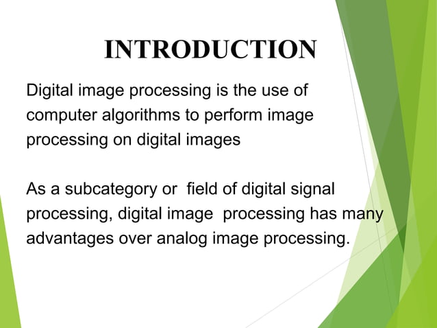 Digital Image Processing (DIP) | PPT | Photo Editing Software | Computer Software and Applications