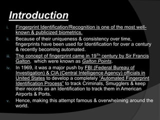 Dip fingerprint | PPT
