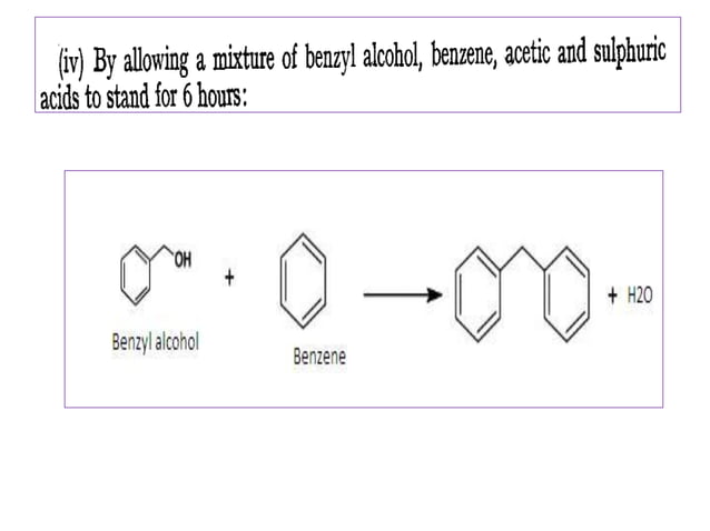 Diphenyl and tri phenylmethane | PPT
