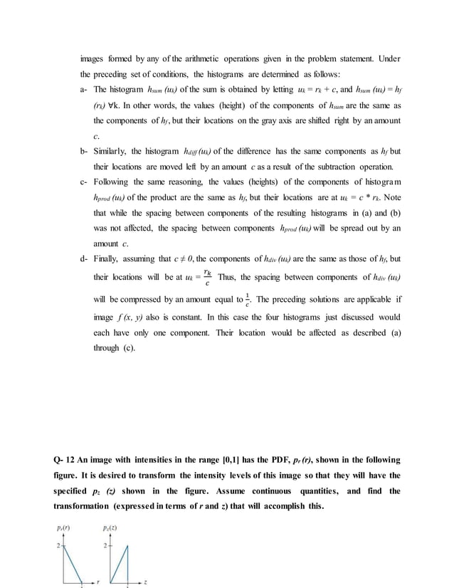 Digtial Image Processing Q@A | DOCX | Photo Editing Software | Computer ...