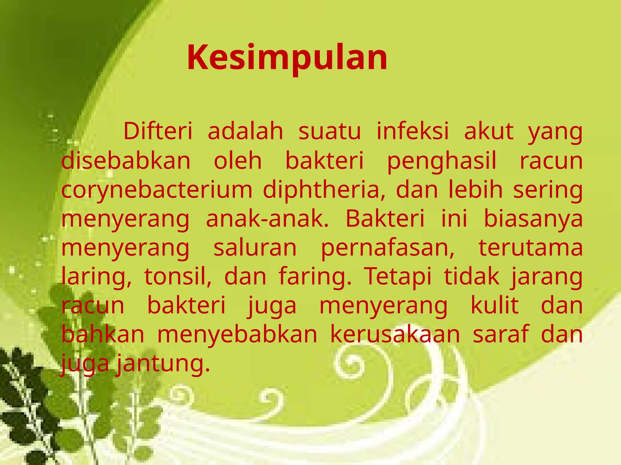 Penyakit Diphteri pada anak anak Ppt.pptx