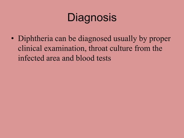 Diphtheria | PPTX | Ear, Nose and Throat Conditions | Diseases and ...