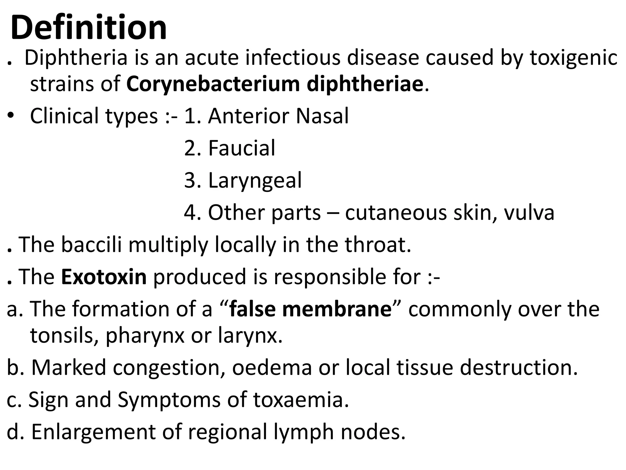 Diphtheria | PPTX