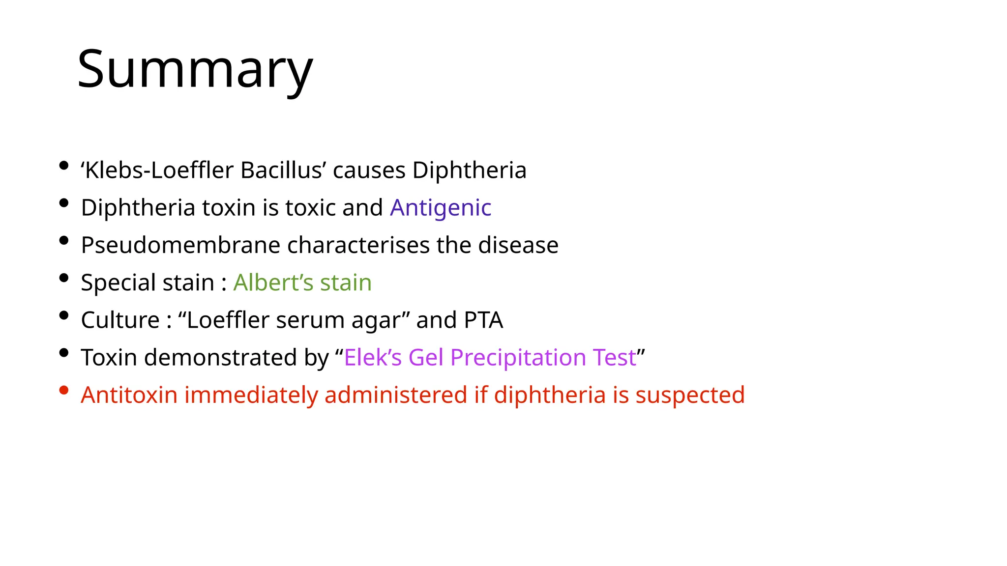Corynebacterium diphtheriae : Essentials for MBBS Microbiology | PPTX
