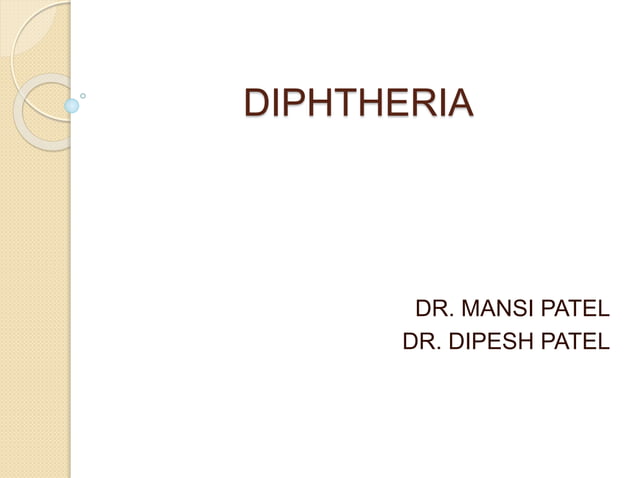 DIPHTHERIA BY D.pptx how to diagnosis and clinical presentation | PPT