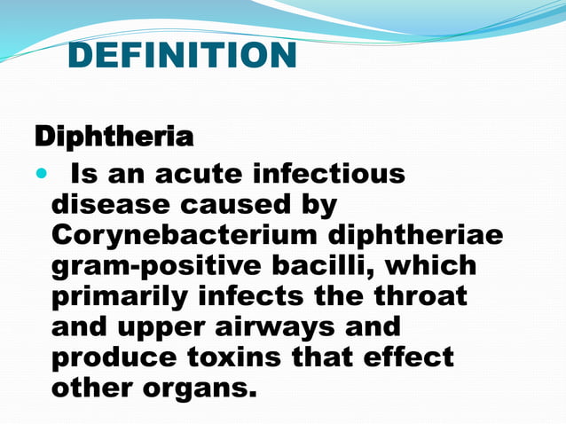 INFECTIOUS CONDITIONS DIPHTHERIA POWER POINT.pptx