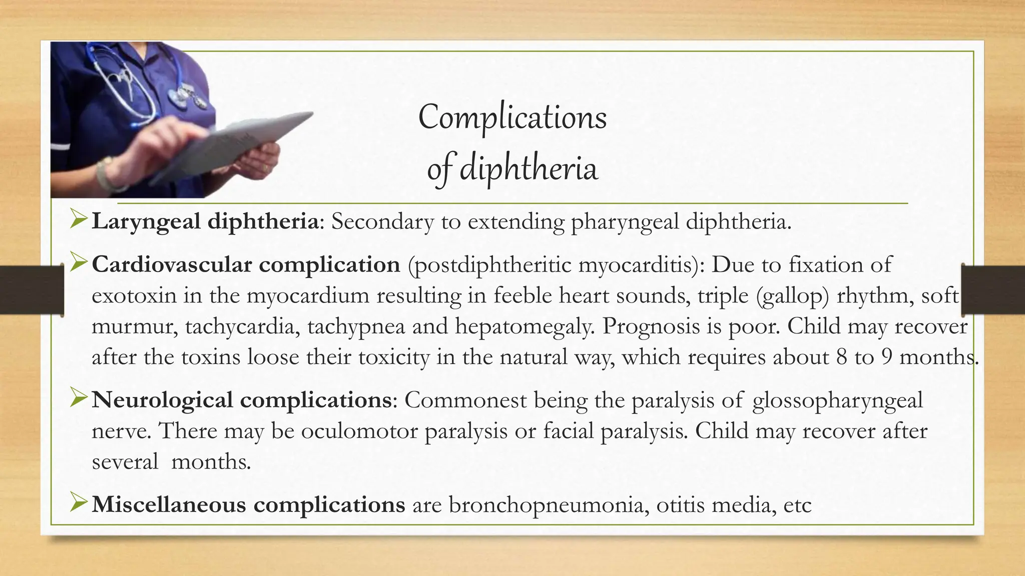 Diphtheria :- acute bacterial infection caused by Corynebacterium diphtheriae | PPTX
