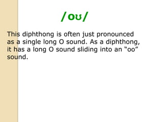 Diphthongs | PPTX