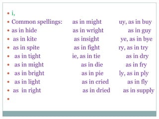 Diphthongs (edited) | PPTX