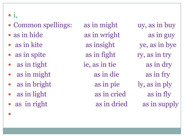 Diphthongs (edited) | PPTX