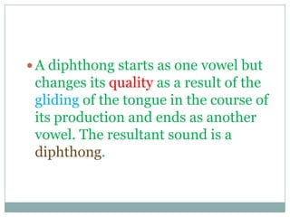 Diphthongs (edited) | PPTX