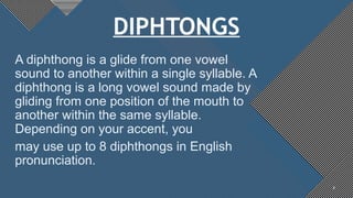 Diphthongs (PRONUNCIATION) | PPT