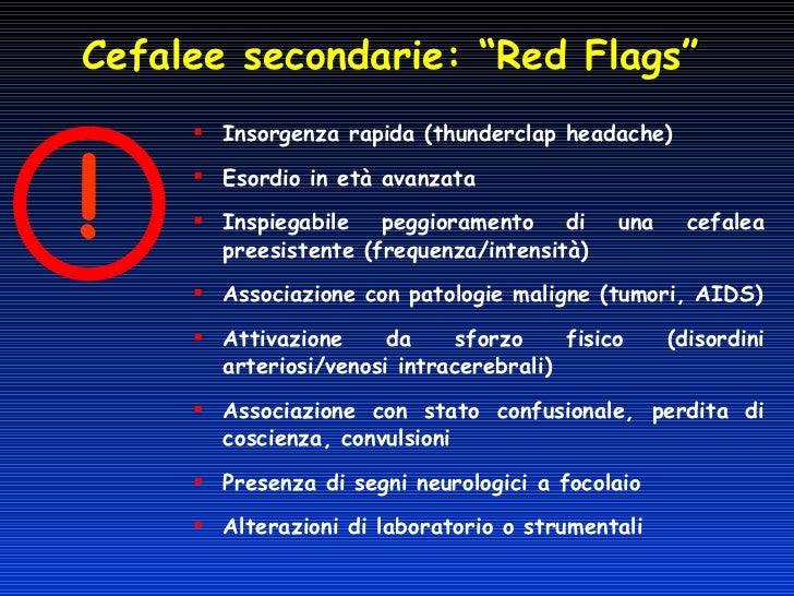 Cefalea nell'ictus acuto