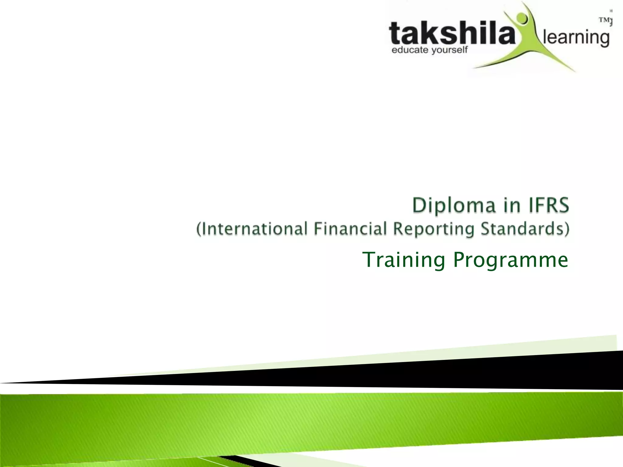 Diploma in IFRS Online Lectures | PPTX