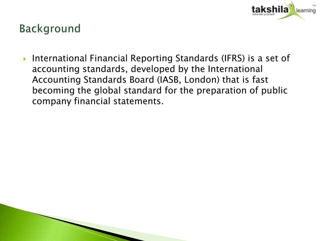 Diploma in IFRS Online Lectures | PPT
