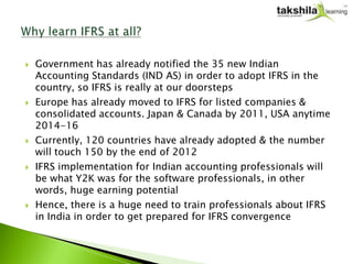 Diploma in IFRS Online Lectures | PPTX