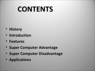 SUPERCOMPUTER | PPT