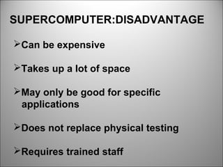 SUPERCOMPUTER | PPT
