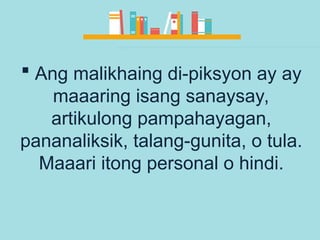 dipiksyon ng mga mag-aaral sa Filipino.ppt