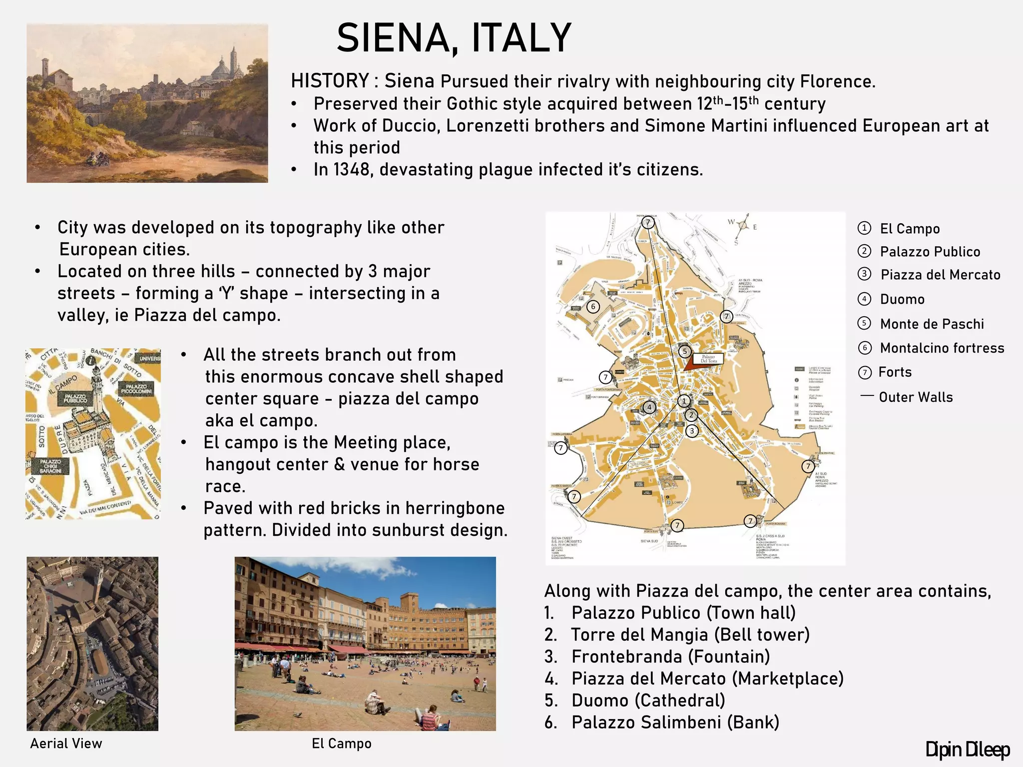Siena, Medieval city, Italy | PDF