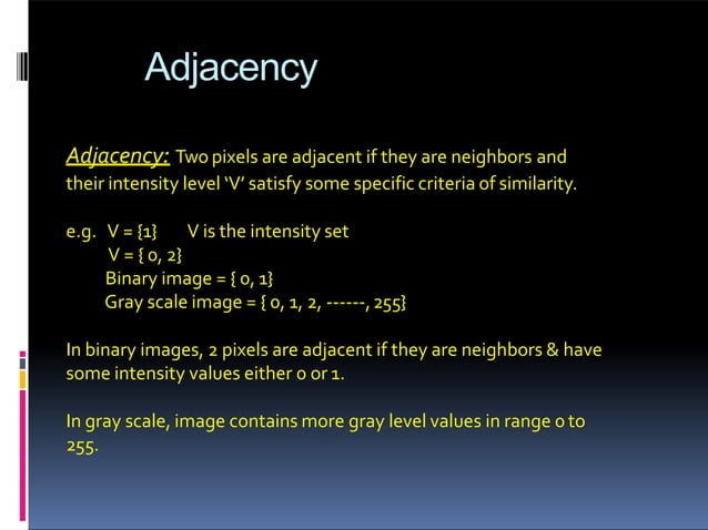 Basic Relationships between Pixels- Digital Image Processing | PPTX