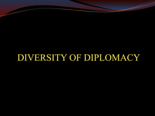 sejarah diplomasi dunia | PPTX