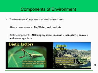 Diploma. ii es unit 1 environment ecology and ecosystem | PPT