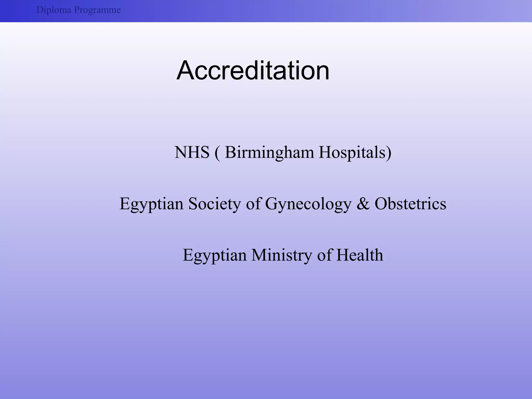 Diploma in IVF | PPT