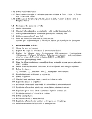 Diploma 104 engineering chemistry | DOC