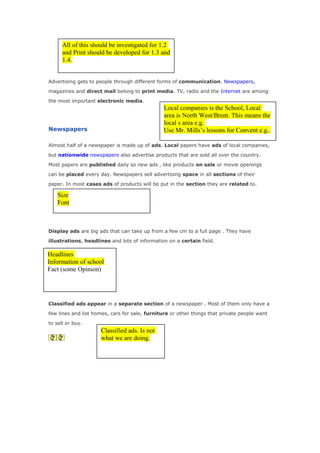 Diploma advertising | DOC