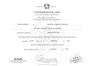 DIPLOMA BACHILLER RUDOLF ERNST | PDF