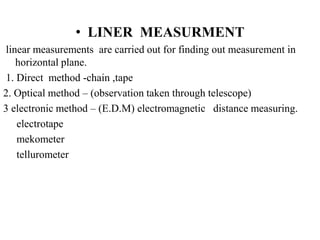 Diploma(civil) sem i boce_unit 2_ elementary surveying a | PPTX