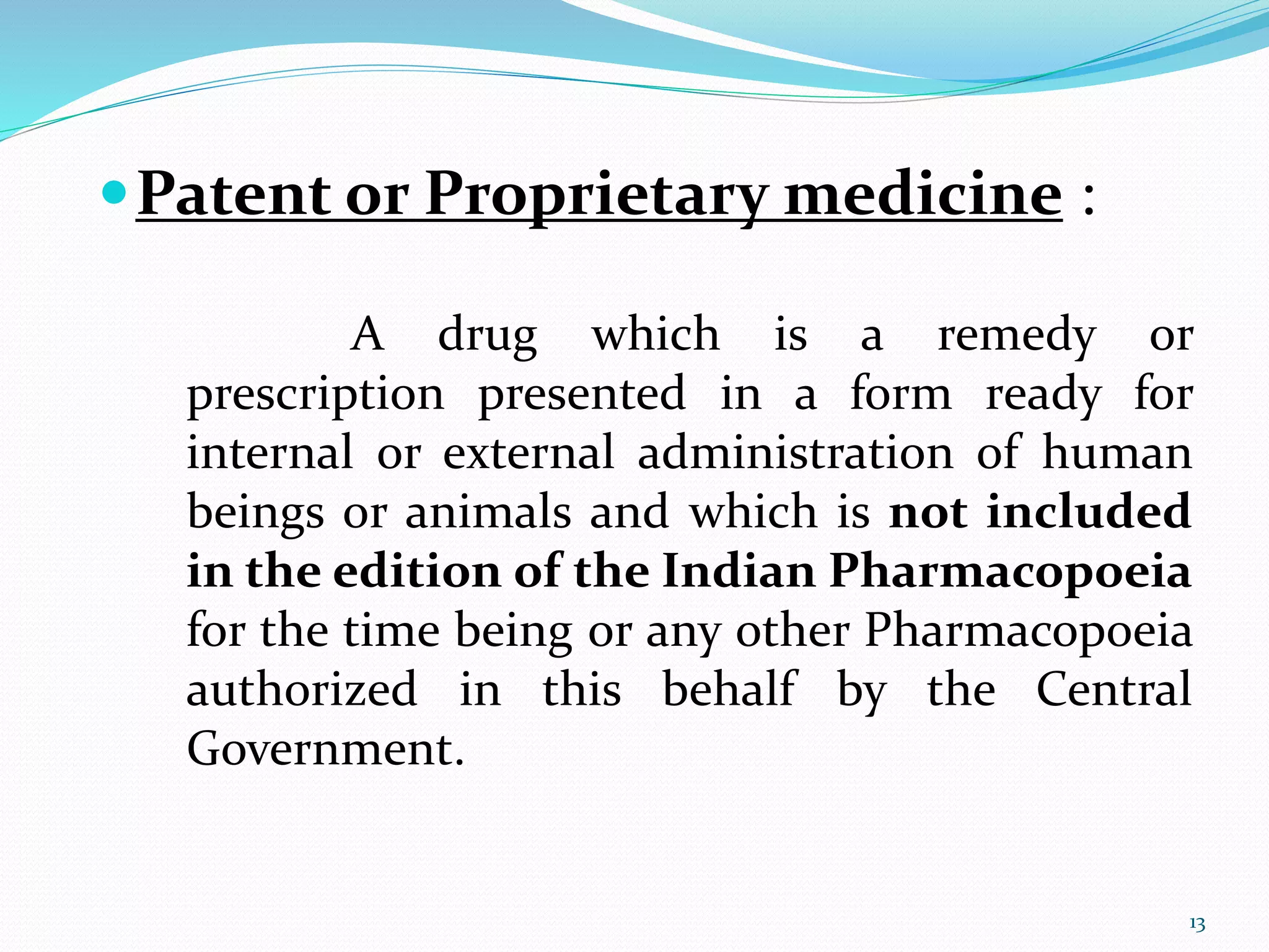 Drugs and cosmetics Act 1940,schedules &rules and regulations | PPTX