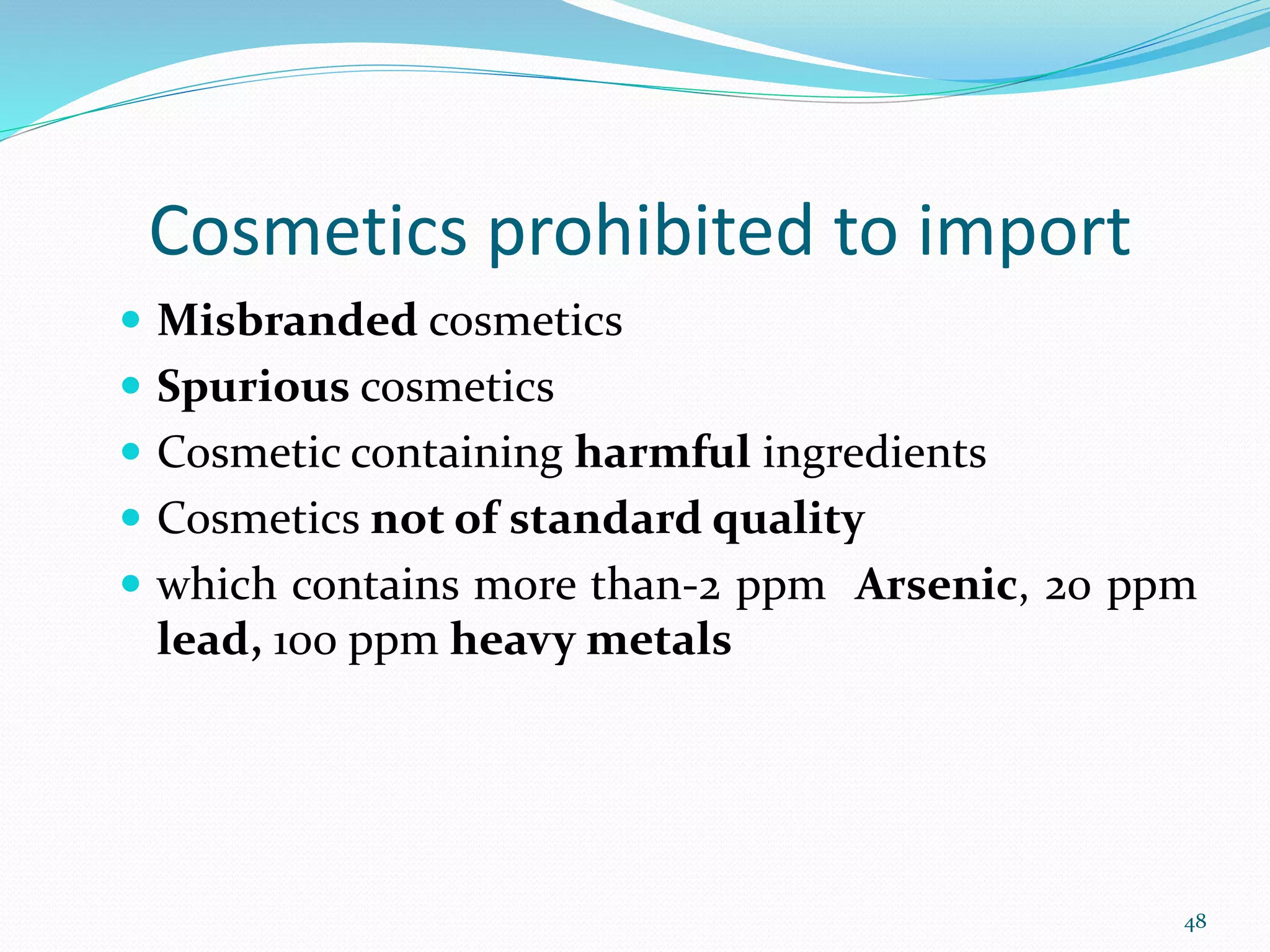 Drugs and cosmetics Act 1940,schedules &rules and regulations | PPTX