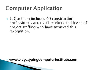 Diploma computer application | PPT