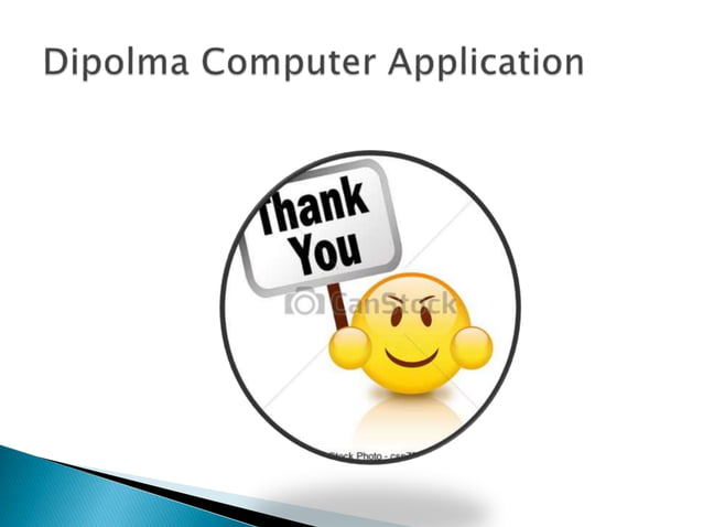 Diploma computer application | PPT