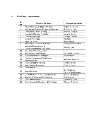 Diploma course for gym instructor | PDF | Participant Sports | Fitness ...