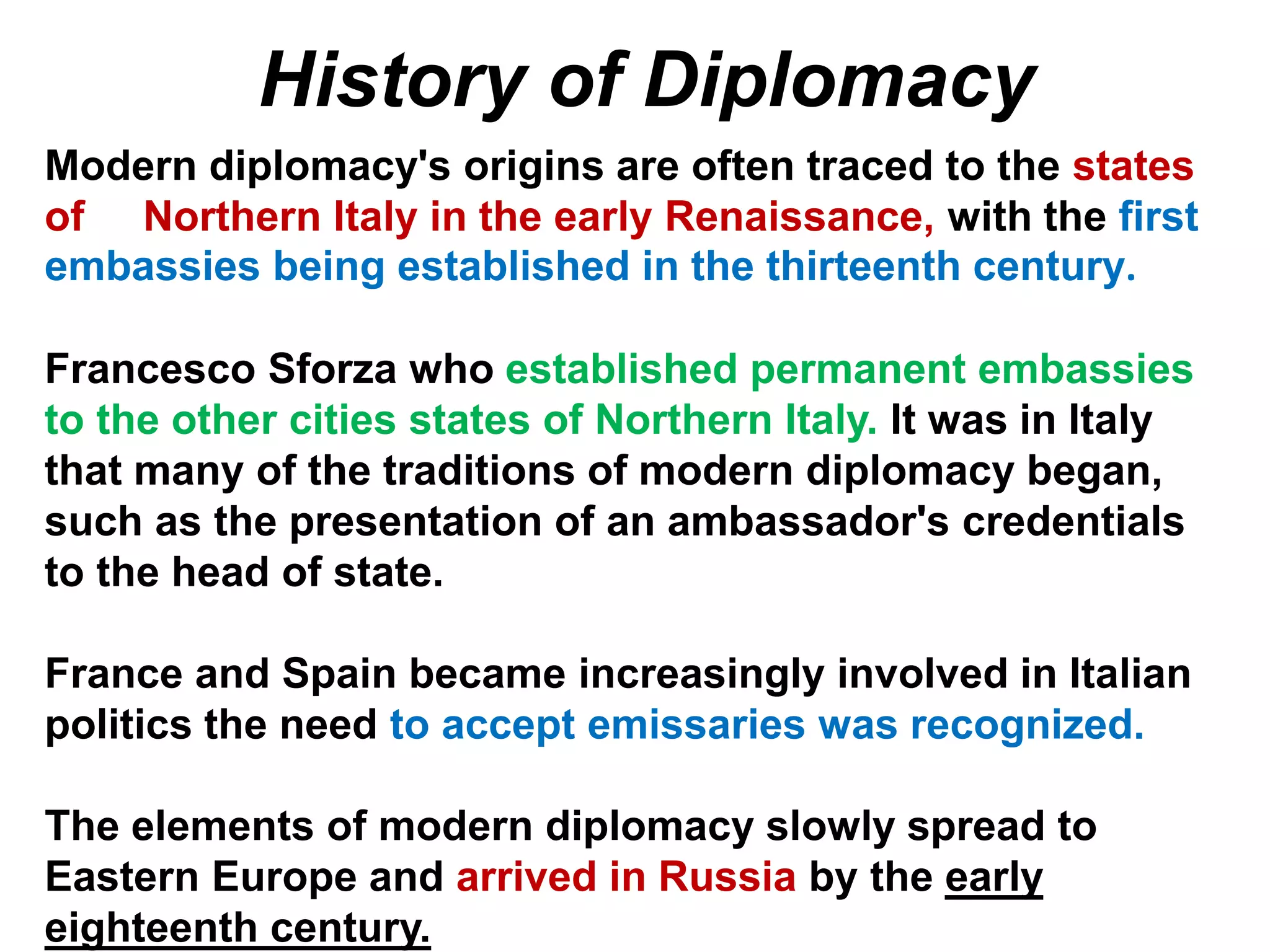 Diplomacy | PPTX