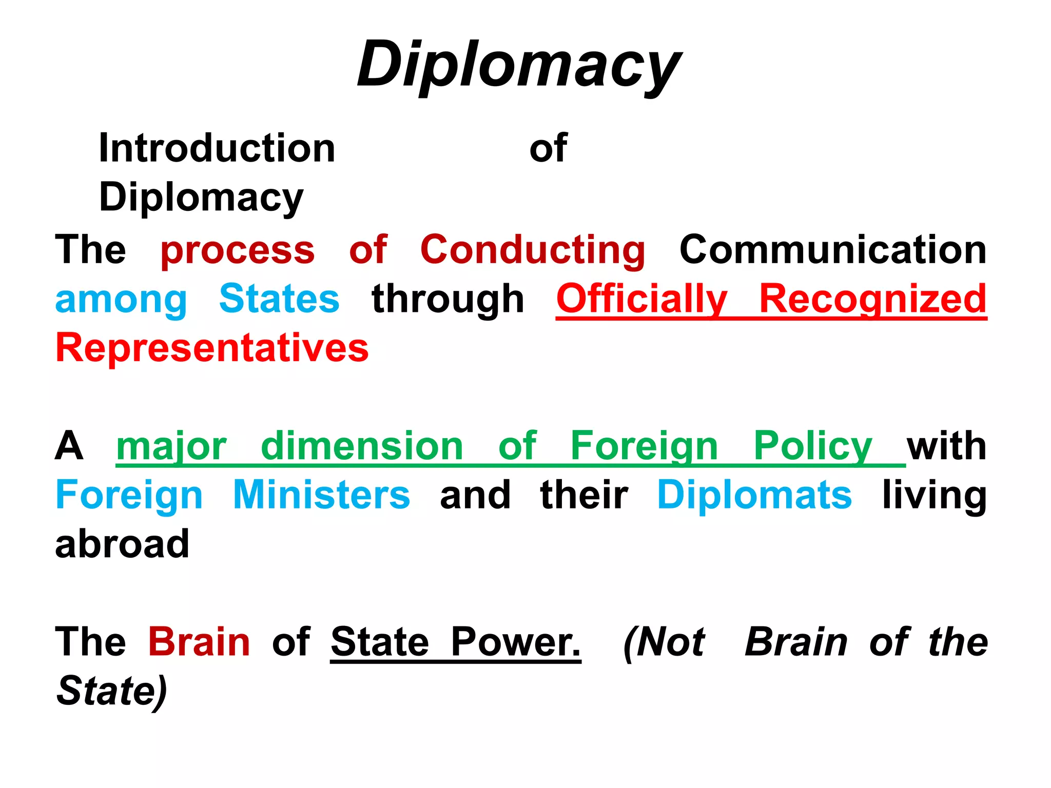 Diplomacy | PPTX