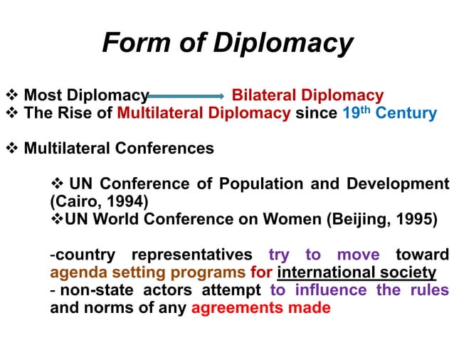 Diplomacy | PPTX | Political Issues & policy | Politics
