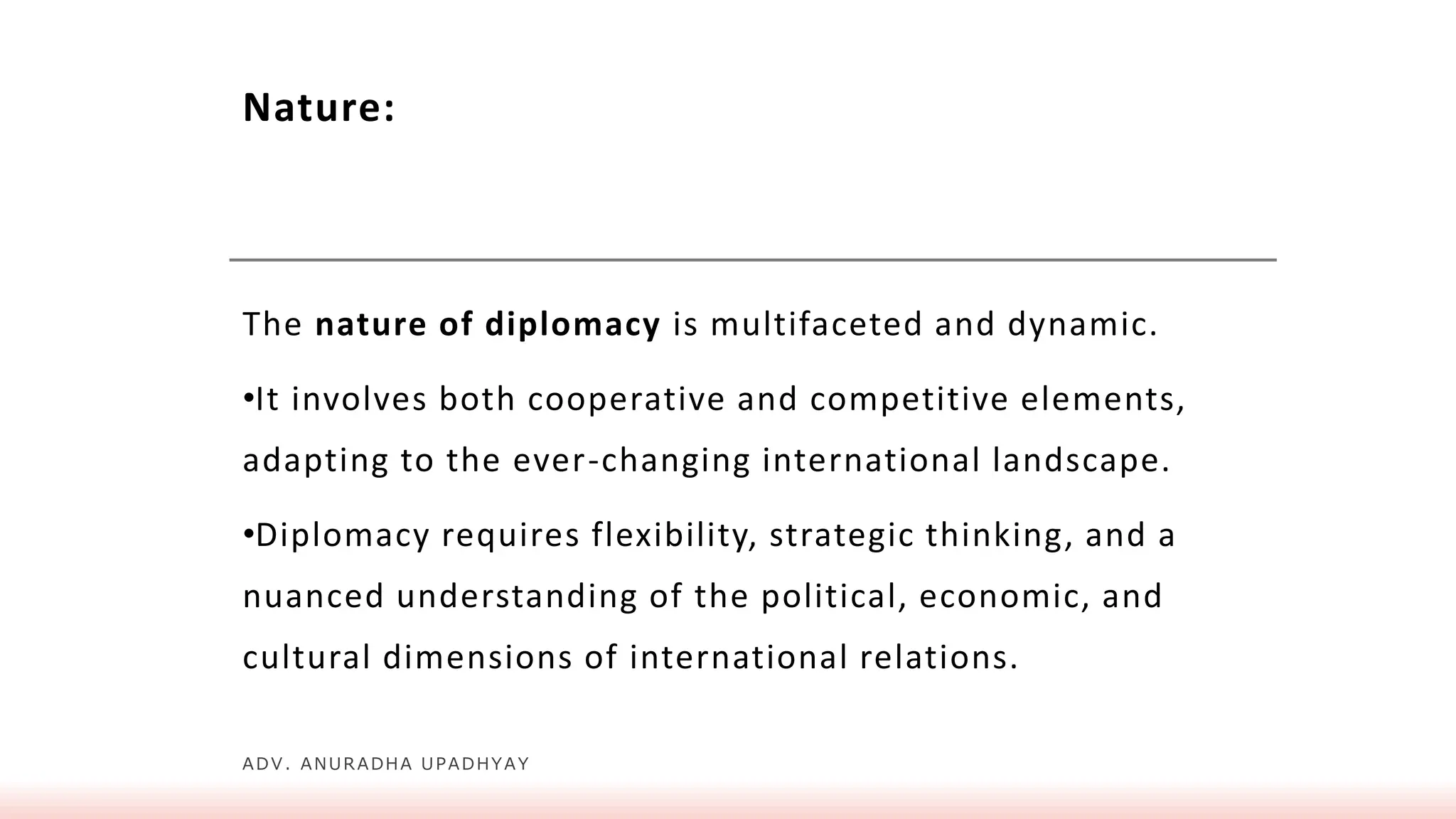 Topic diplomacy pdf Amity law school noida | PDF
