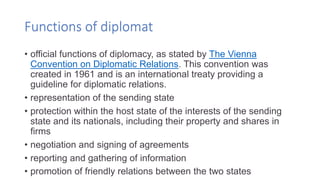 Diplomacy a tool of foreign policy in interantional aaffairs | PPT