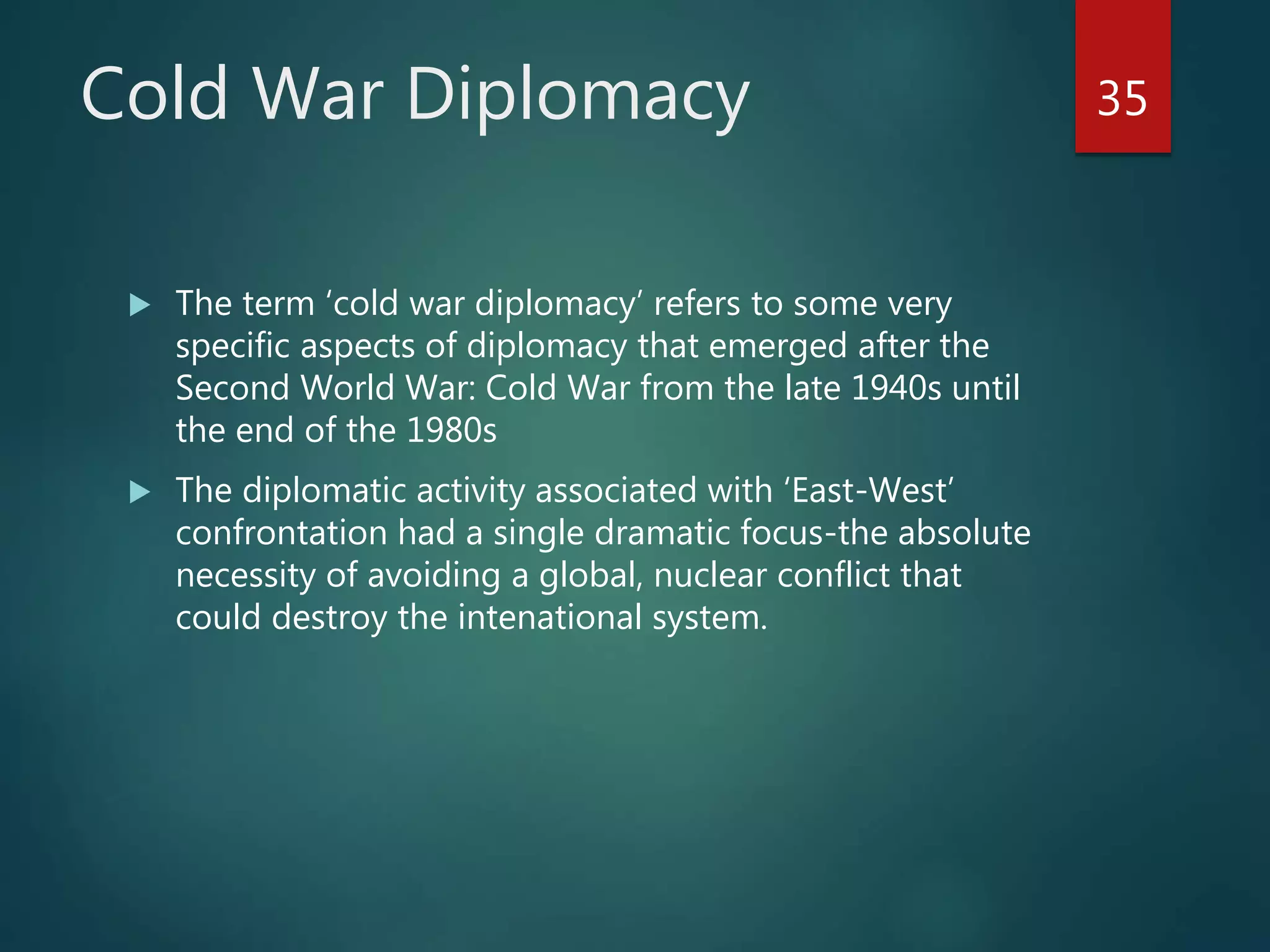 DIPLOMACY | PPTX