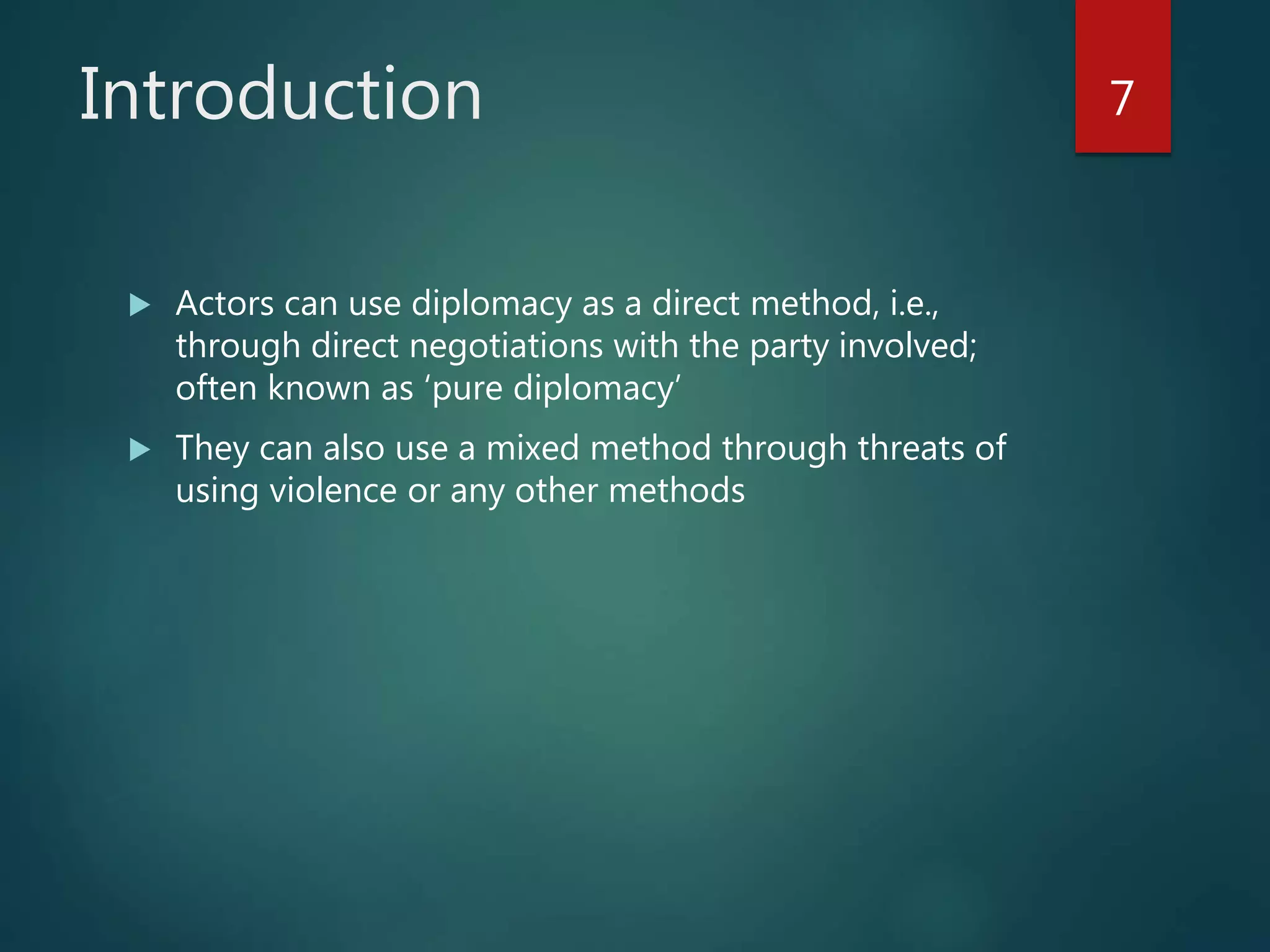 DIPLOMACY | PPTX
