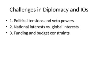 Diplomacy and Introduction a look into the | PPT