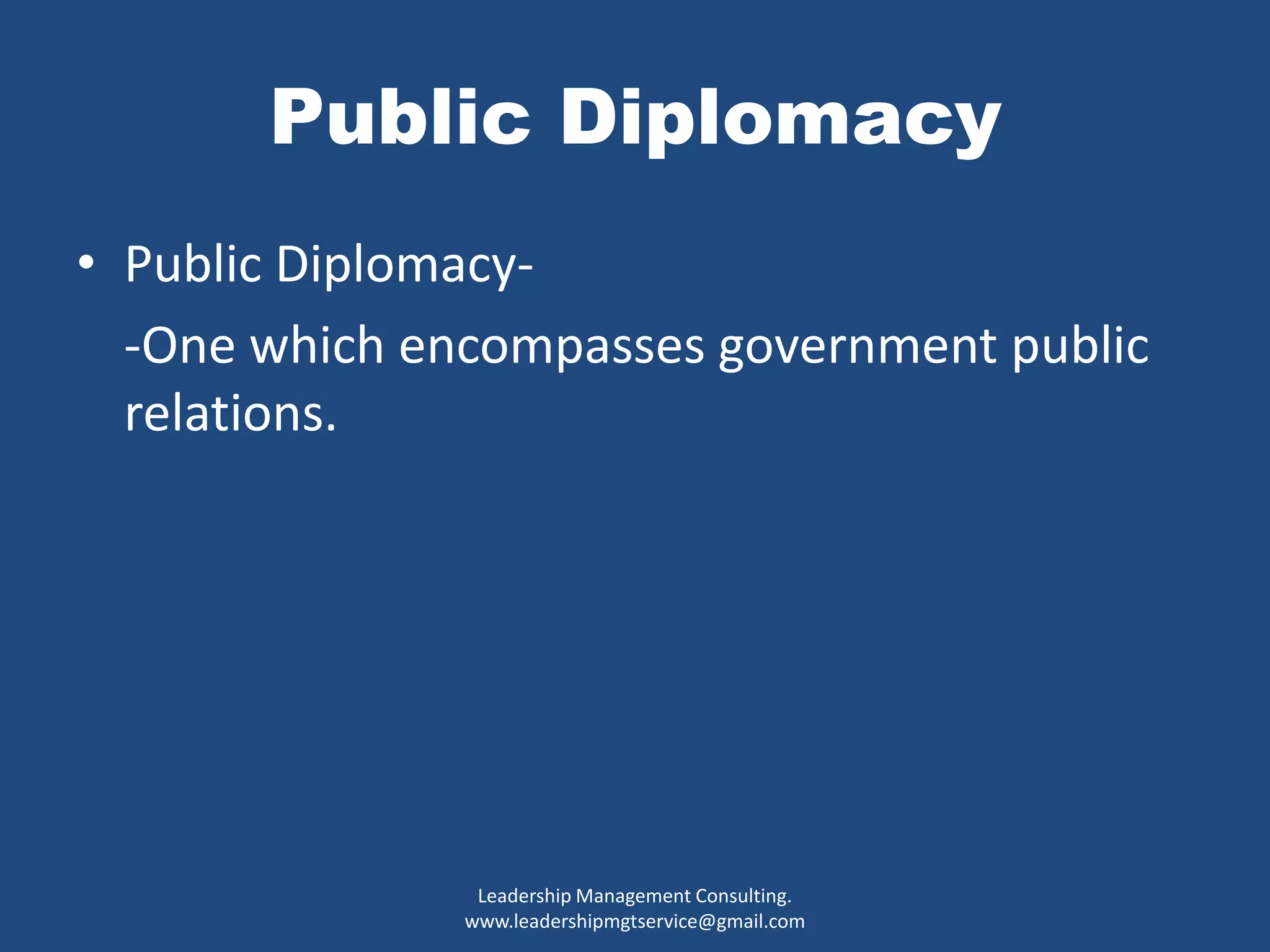 Diplomacy defined | PPTX