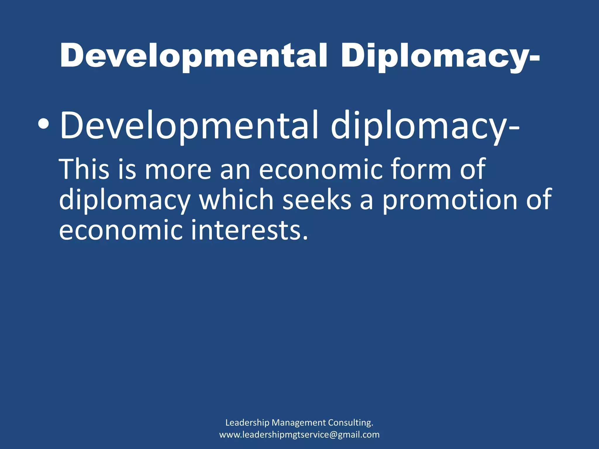 Diplomacy defined | PPTX