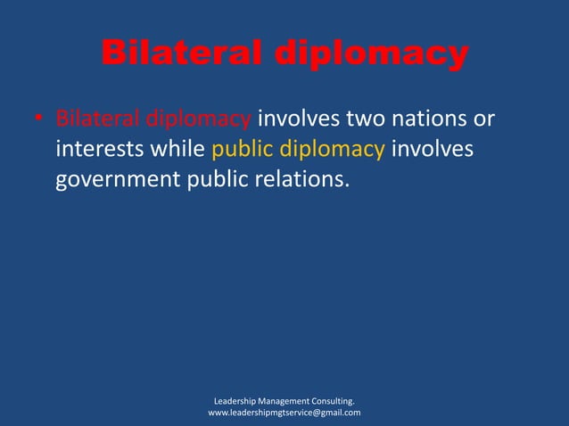 Diplomacy defined | PPTX