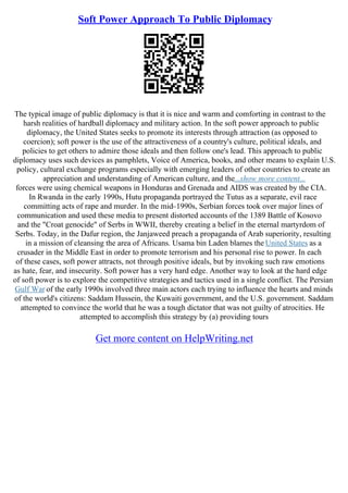 Diplomacy Essay | PDF